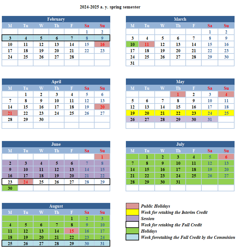 Study time tables | VILNIUS TECH